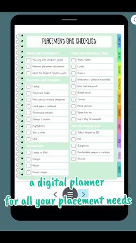 Student Teacher Placement Folder - AfGT Support Pages - Editable Canva ...