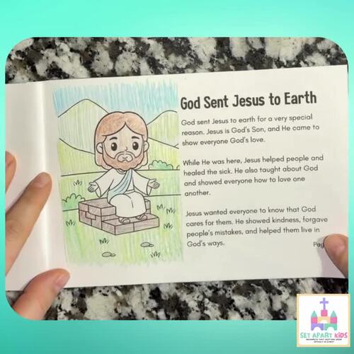 The Resurrection of Jesus Mini-Book | Easter Story Printable, Sunday School
