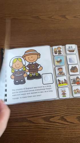 History of Thanksgiving - An Interactive Book to Teach the Story of ...