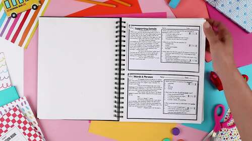 5th Grade Reading Comprehension Exit Tickets Slips Literature ...