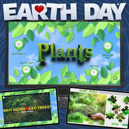 Earth Day Digital Escape Room: Informational, Fun, and Engaging Activities