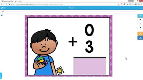 Distance Learning | Addition Boom Cards - Sums to 10 by Second Grade Smiles