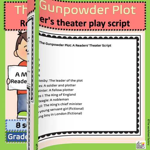 The Gunpowder Plot Readers Theater Play Script - A Dramatic History Lesson