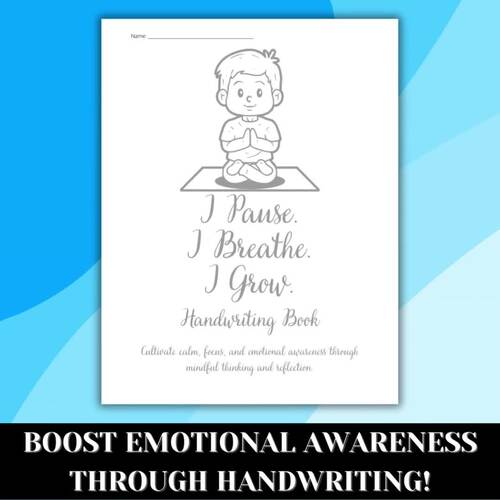Mindfulness & Self-Awareness Cursive Writing Pages | 100 SEL Growth ...