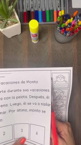 Ordenando Historias por Secuencia | Comprension de Lectura | Spanish ...