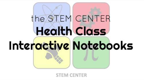 Managing Weight & Eating Behaviors Interactive Notebook by The STEM Center