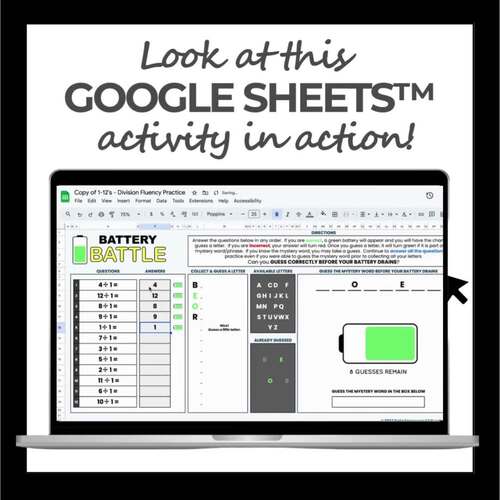 Division Facts Fluency Digital Resource 1-12s - Activities & Games