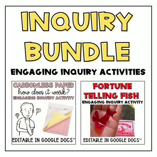 Inquiry Bundle - SCIENCE - Hands-on and Engaging! by Lessons with Lexi
