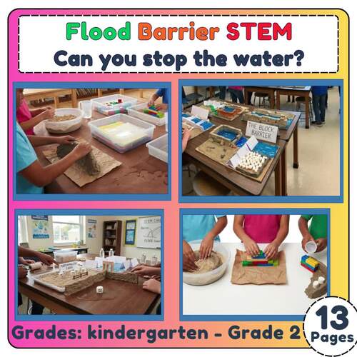 Flood Barrier STEM Challenge: Can You Stop the Water? Hands-On ...