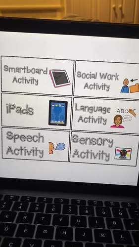 Whole Group Schedule Icons by TheAutismHub | TPT