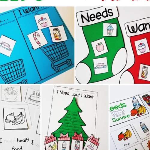 Needs and Wants Activities and Crafts by My Fabulous Class | TPT