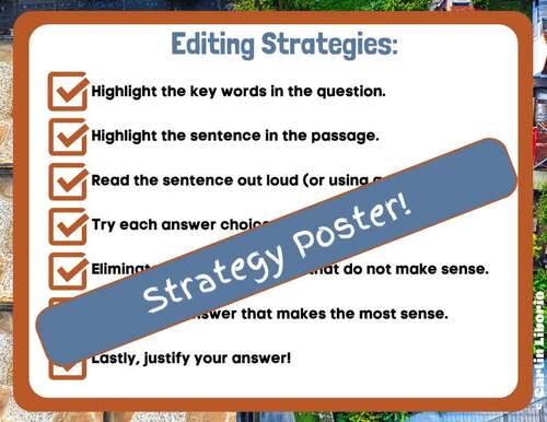 5th Grade EDITING Set #7 STAAR Practice integrated with Social Studies TEKS