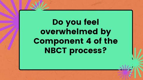 National Boards Component 4 Bundle by Teachers with Books and Cleverness