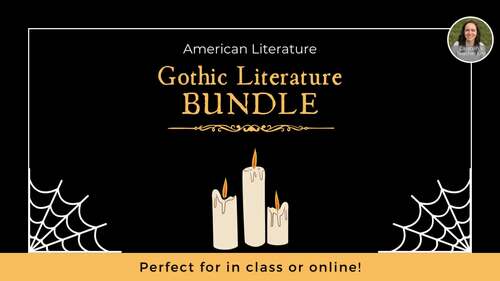 American Literature Gothic BUNDLE - 2 Weeks Edgar Allan Poe Halloween Ideas