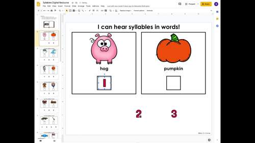 Syllables Digital Basics for Special Ed | Distance Learning by Mrs Ds ...