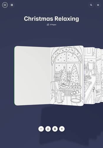 Christmas Relaxing Coloring Book A4 I Printable I Instant Download