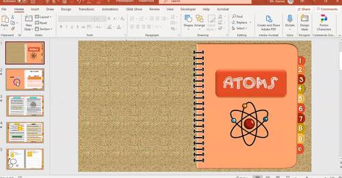 Atoms Interactive Digital Notebook by Abaco Education Zone | TpT