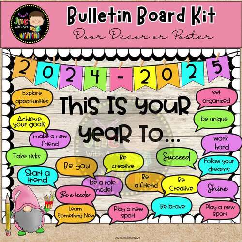 Back to School Bulletin Board Kit | Door Decor| Beginning of the Year ...