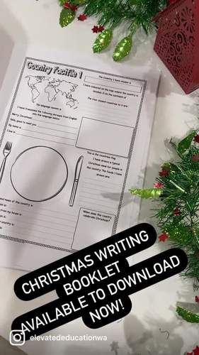 Christmas around the world - writing and research activity pack | TPT