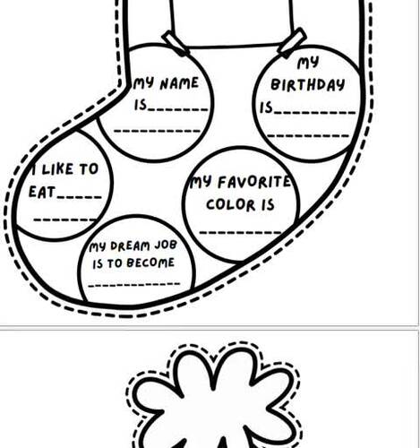 All About Me: Christmas Edition - Santa’s Stocking, Glove, and Hat ...