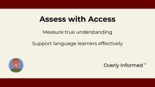 Biodiversity ELL Assessment | Modified Test & Quiz for ESL by Overly ...