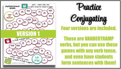 French Passé Composé With Être - Vandertramp - Rock, Paper, Scissors Game