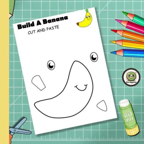 Banana Paper Craft Activity | Cut & Glue Fine Motor Skills Lesson ...