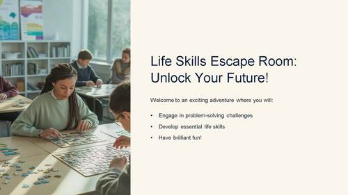 Life Skills Escape Room: Unlock Your Future — Career Readiness Activity