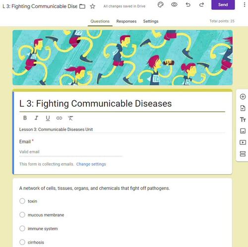 High School Health Google Forms, Tests, Study Guides, Blooket Review Games