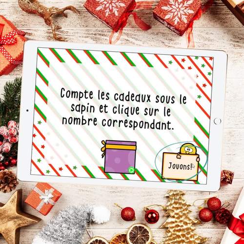 Cherche les nombres de 0 à 10 | Les cadeaux sous le sapin | French Boom ...