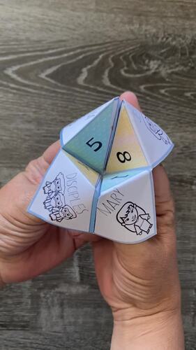 Mary and Martha, Bible Crafts, Sunday School, Fortune Teller, Cootie ...