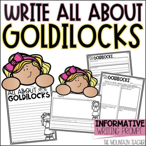 All About Goldilocks and the Three Bears Writing Prompt and Fairy Tale ...