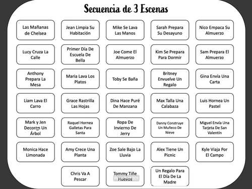 Secuencias de 3 & 4 pasos + BOOM CARDS™ by Culturally Speaking SLPs