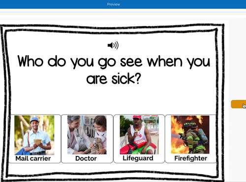 WH Questions Speech Therapy Answering WHO Questions Task Cards + Boom ...