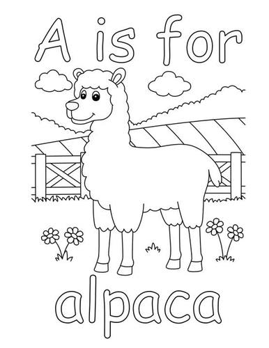 Learn Alphabet ABC Phonics - Print Trace, Write, & Coloring - 3 Vocab ...