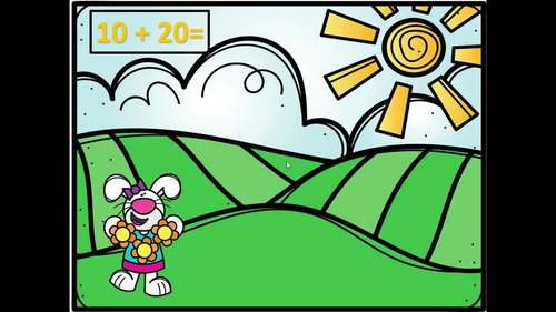 Sumas y Restas Primaverales- cálculos- PowerPoint- Spanish Resource