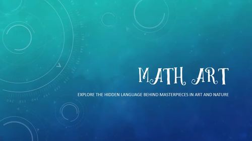 Math Art the Golden Ratio Phi video lesson and activity pack by Sandra ...