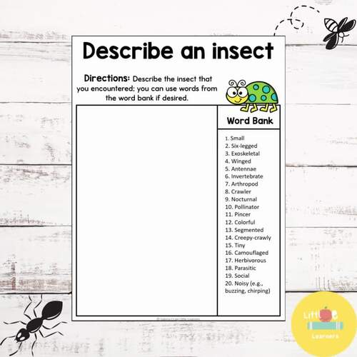 Interactive Insect Investigation Journal for Kids: A Fun Educational ...