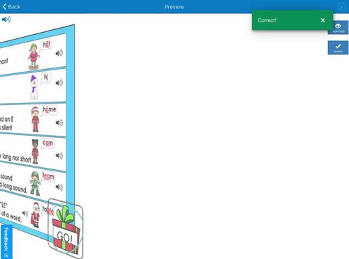 Christmas Syllables Boom Cards Orton Gillingham Syllable Sort 6 ...