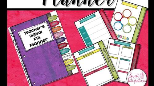 Editable Digital Teacher Planner for PROJECT BASED LEARNING | Google Slides