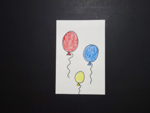 Let's Draw Oval + Triangle= Balloon! (Shapes) by Patty Fernandez Artist