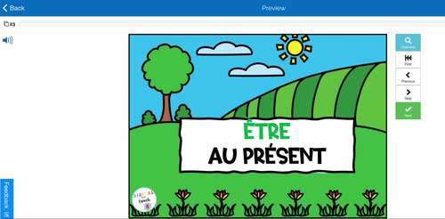 BOOM CARDS French Present tense ETRE for FLE / FSL with audio | TPT