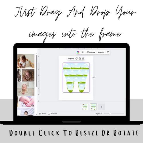 Tooth Photo Collage Canva Template , Dentist Editable Photo Collage