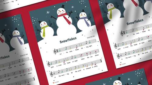 Snowflakes: An English Folk Song for the Winter Classroom | Christmas Songs