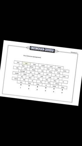 Elementary (A1/A2) - ESL Escape Room by ABC English Tree | TPT