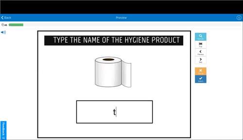 Personal Hygiene Spell the Hygiene Item Life Skills Boom Cards™: