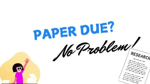 Research Paper Template for Educators and Students by K-Rae' Art Archive