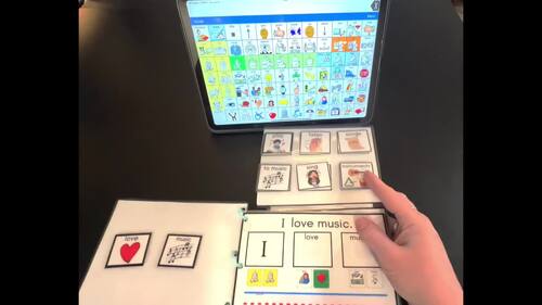 MUSIC: Create Sentences by Matching, AAC: Lamp WFL supports | TPT