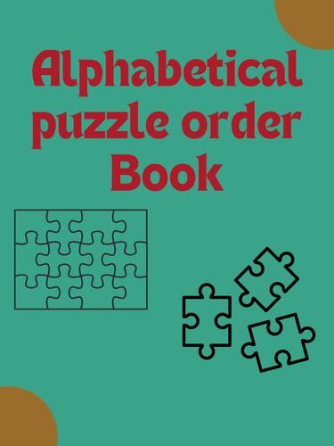"Alphabetical puzzle order Book" by mahiangel-teach-you | TPT