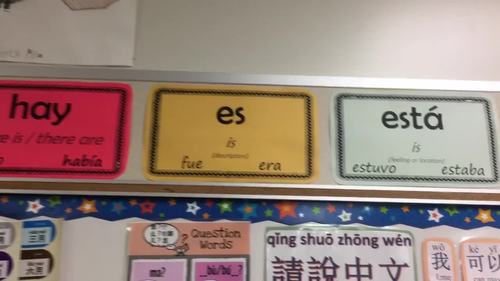 16 High Frequency Spanish verb posters by Teach Outside the Book